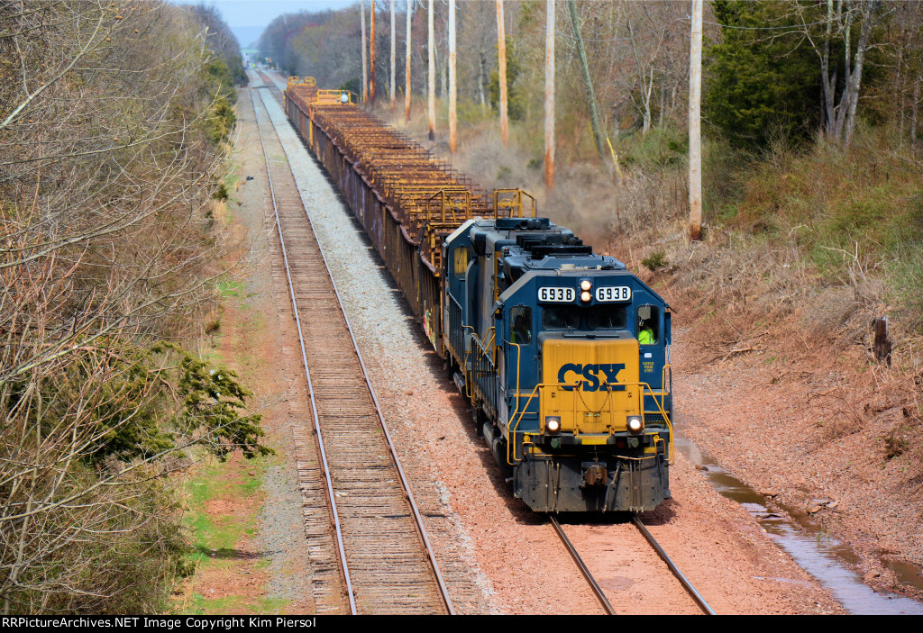 CSX 6938 2293 Mother-Slug W018-10 "Rail Train"